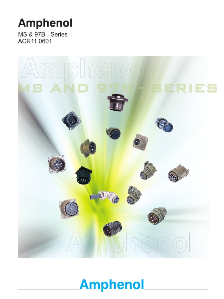 Amphenol Conectores | PDF | Electrical Connector | Manufactured Goods