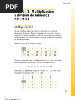 Arreglos Rectangulares | PDF | Multiplicación | Rectángulo