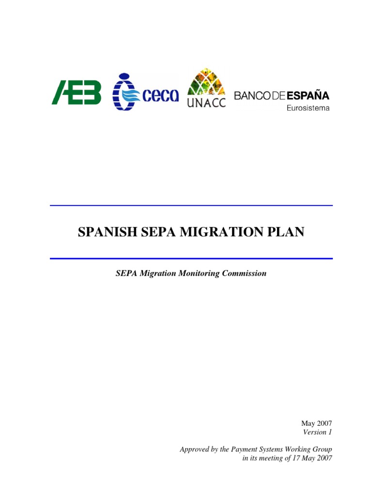 Spanish Migration Plan | PDF | Debits And Credits | Debit Card