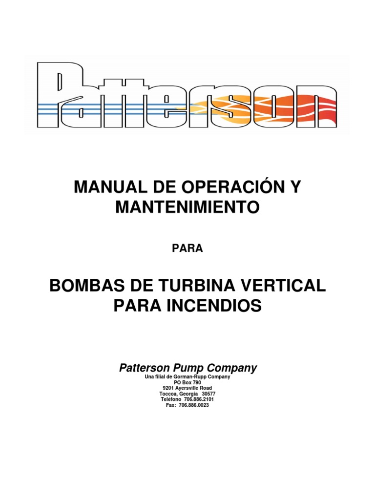 Bomba Tipo Turbina Patterson | PDF