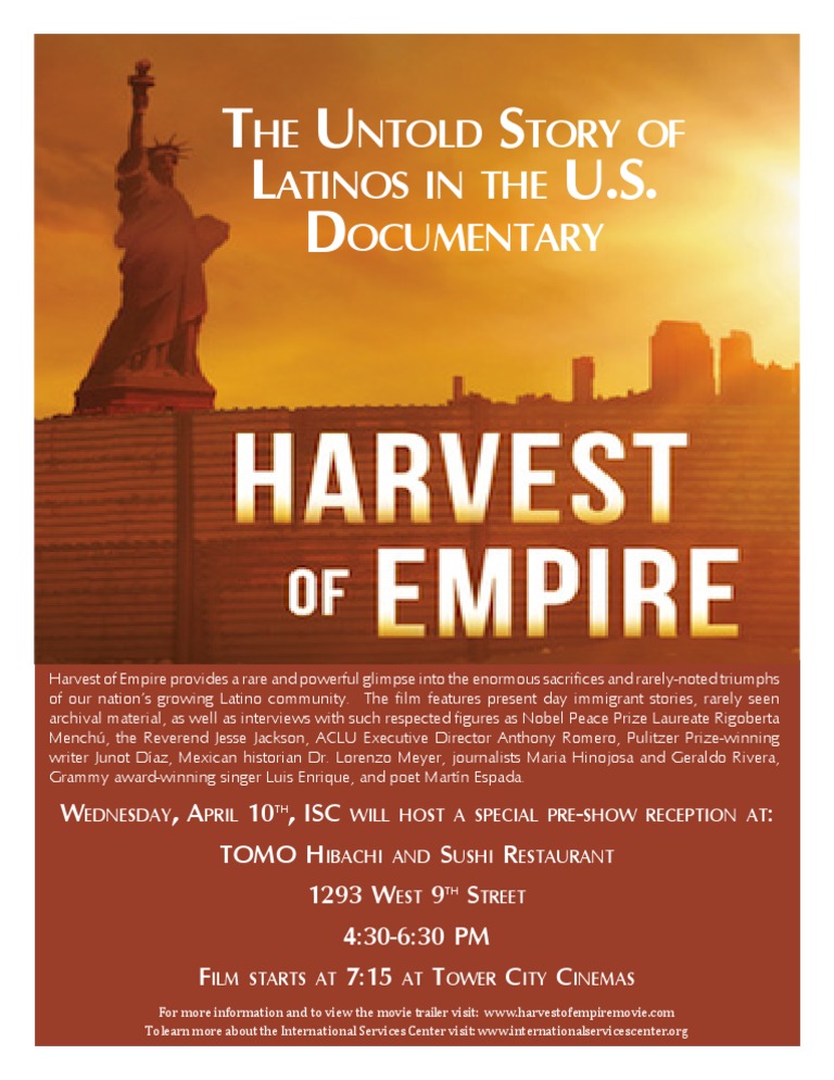 "Harvest of Empire - The Untold Story of Latinos in American" Movie ...