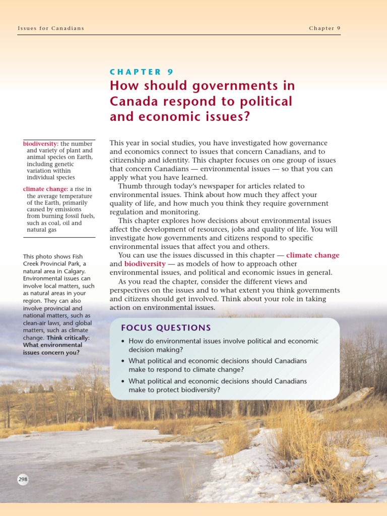 Issues in Canada CH 9 Textbook | PDF | Greenhouse Gas | Kyoto Protocol