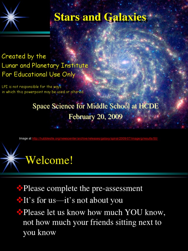 An Introduction to Stars, Galaxies, and the Structure of the Universe | PDF