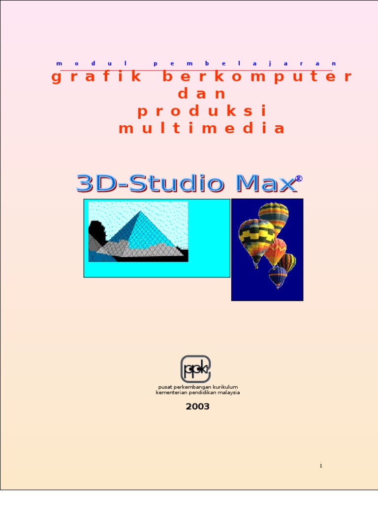Modul Pembelajaran 3D-Studio Max | PDF