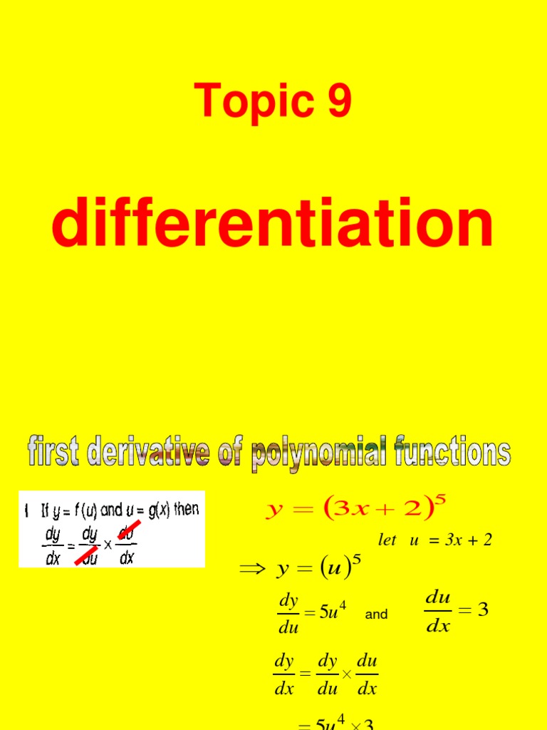 Add Maths Differentiation | PDF | Volume | Geometric Objects