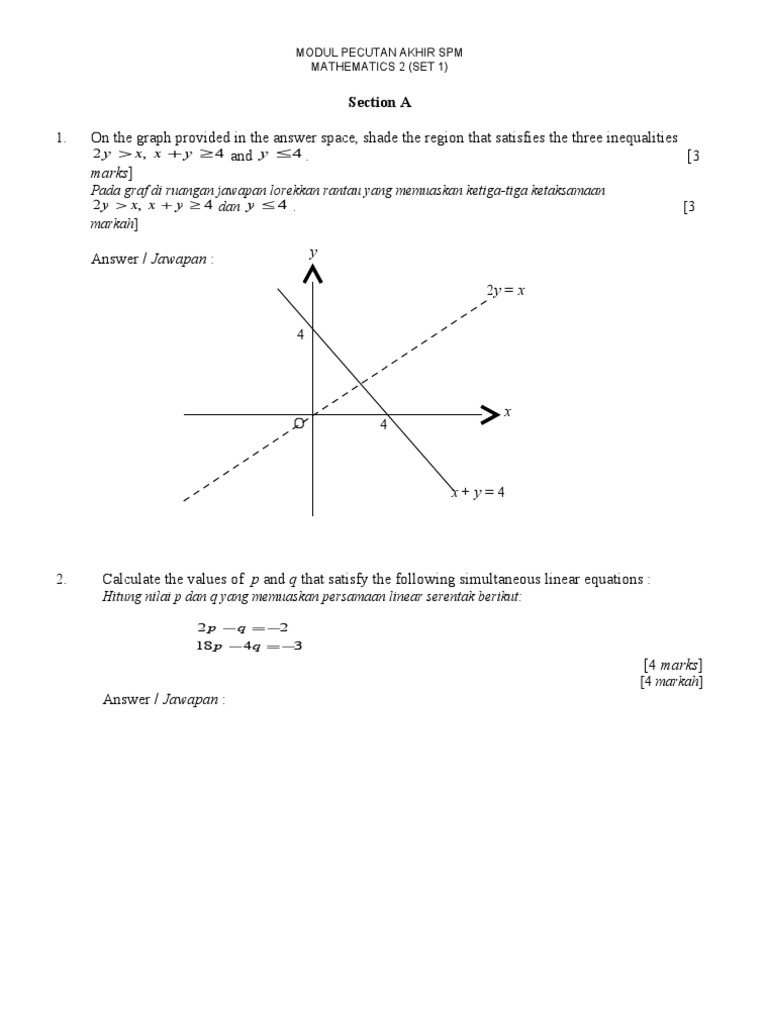 Set 1 Math Pdf
