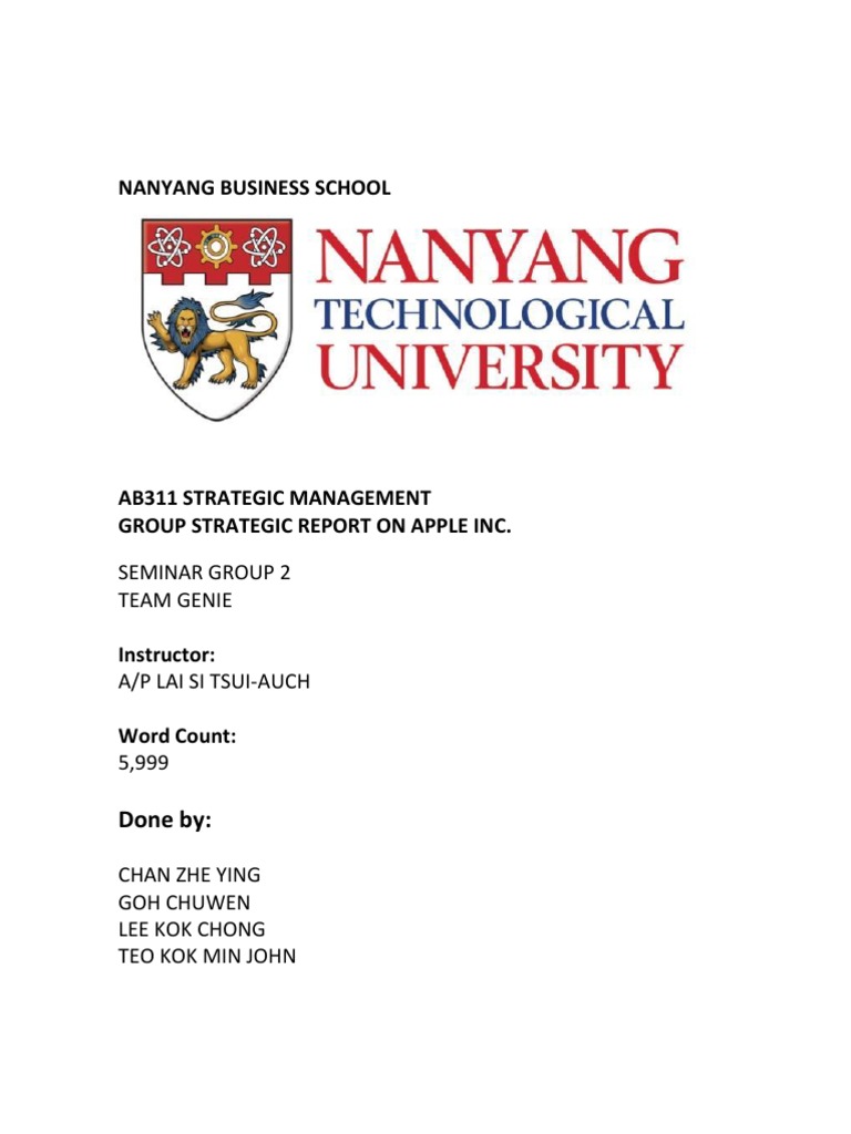 Strategic Analysis of Apple Inc | PDF | Apple Inc. | Macintosh