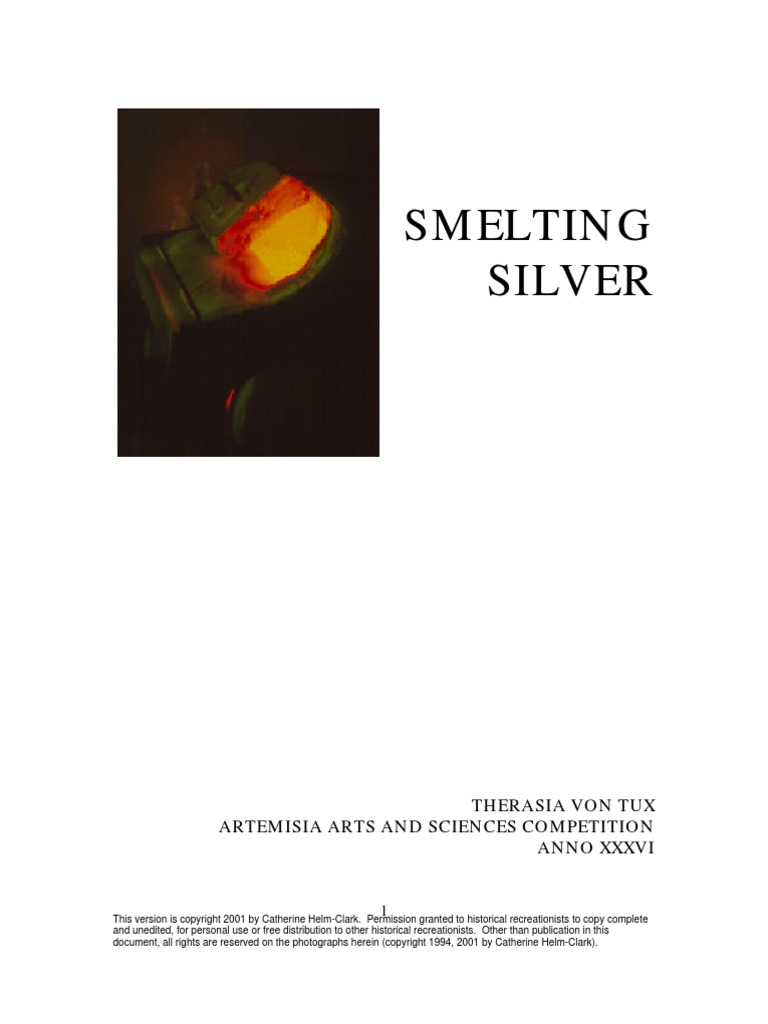 Smelting Silver | PDF