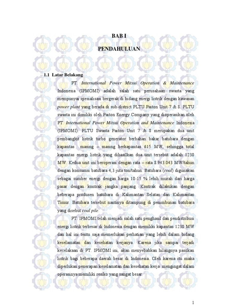 Komponen Utama Pltu | PDF