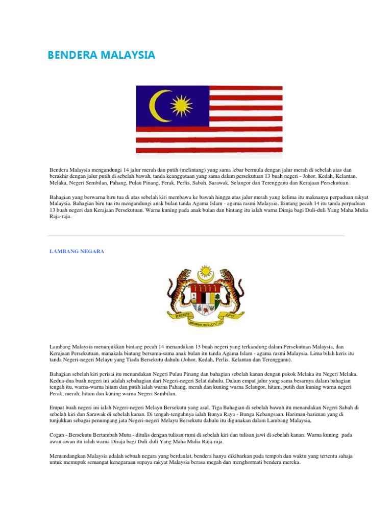 Bendera Malaysia | PDF