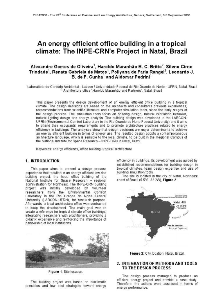 An Energy Efficient Office Building in A Tropical Climate | PDF | Green ...