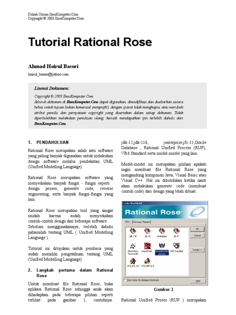 Tutorial Rational Rose | PDF