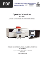 AAS Manual PG-990 | PDF | Atomic Absorption Spectroscopy ...