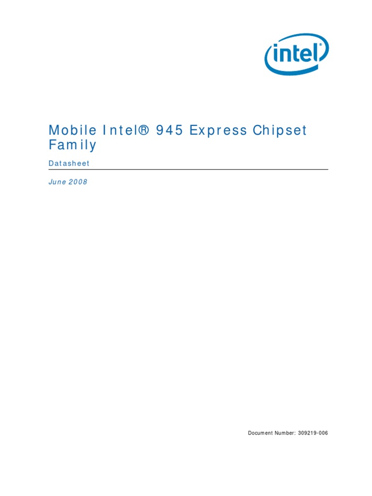 Intel 945 Express | Download Free PDF | Computer Engineering | Digital ...
