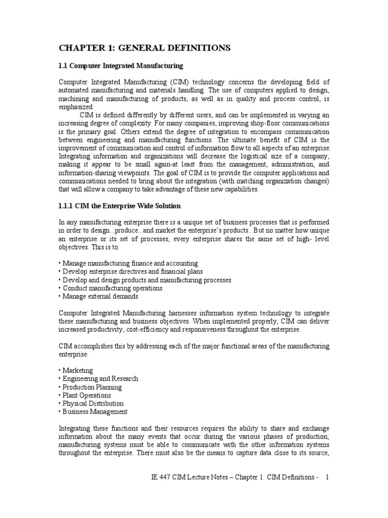 An In-Depth Look at the Benefits of Computer Integrated Manufacturing ...