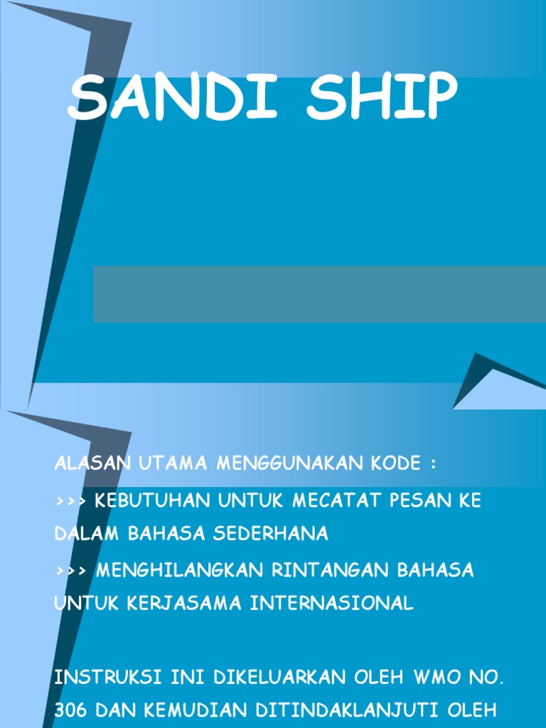 Sandi Ship | PDF