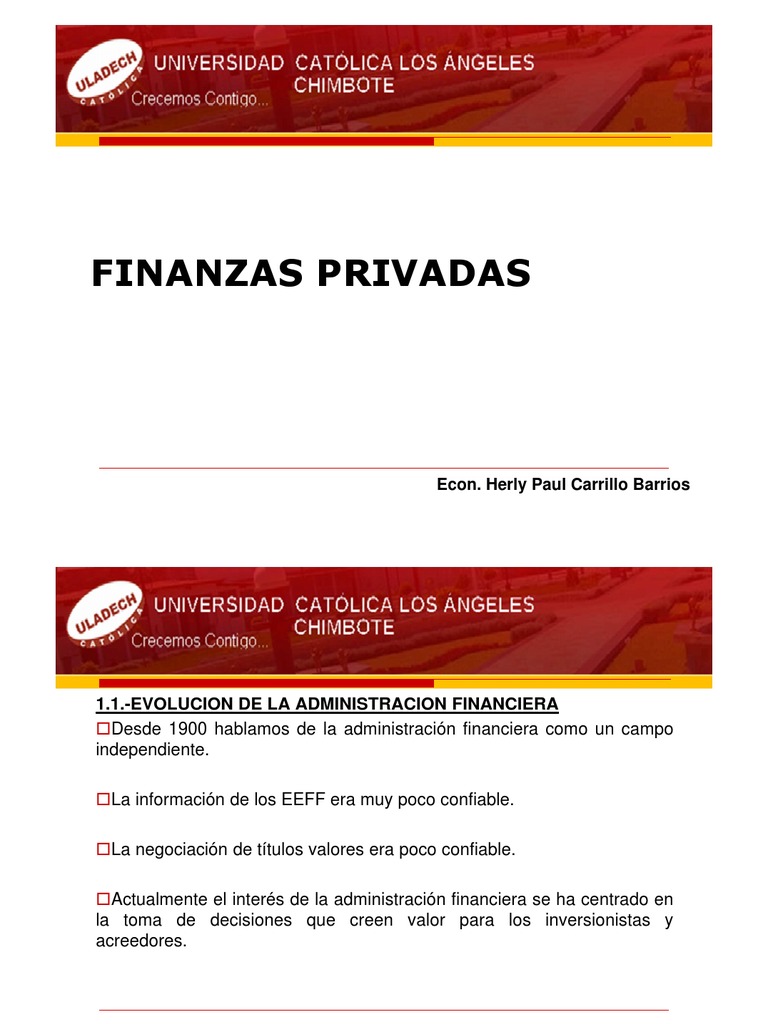 FINANZAS PRIVADAS Imprimirrrrrrrrrrrrrrrr | PDF | Depreciación ...