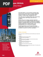 MVAA Aux. Relay Manual | PDF | Relay | Direct Current