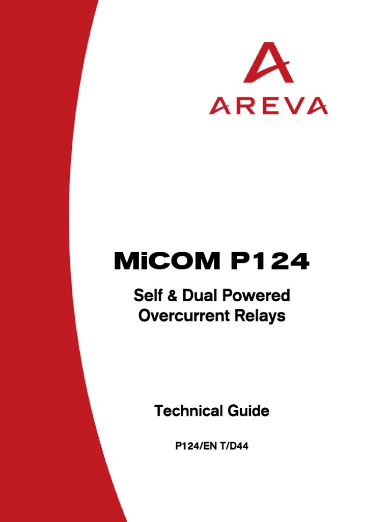 Micom P124: Self & Dual Powered Overcurrent Relays | PDF ...