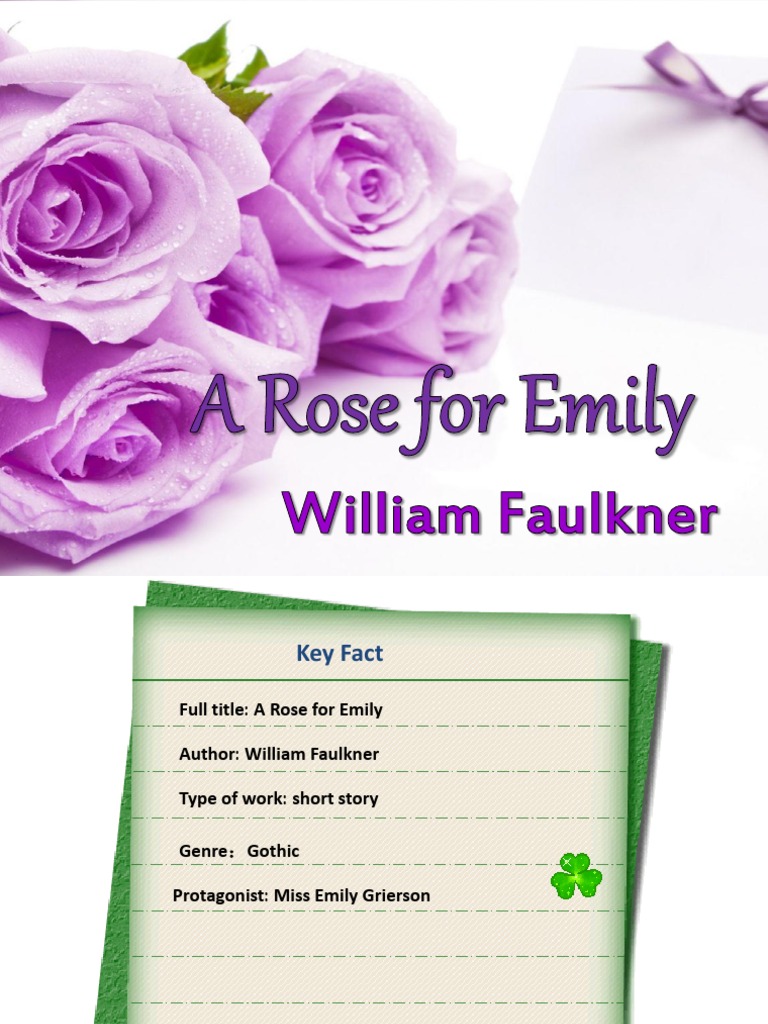 A Rose For Emily by William Faulkner | PDF | Death | Sex