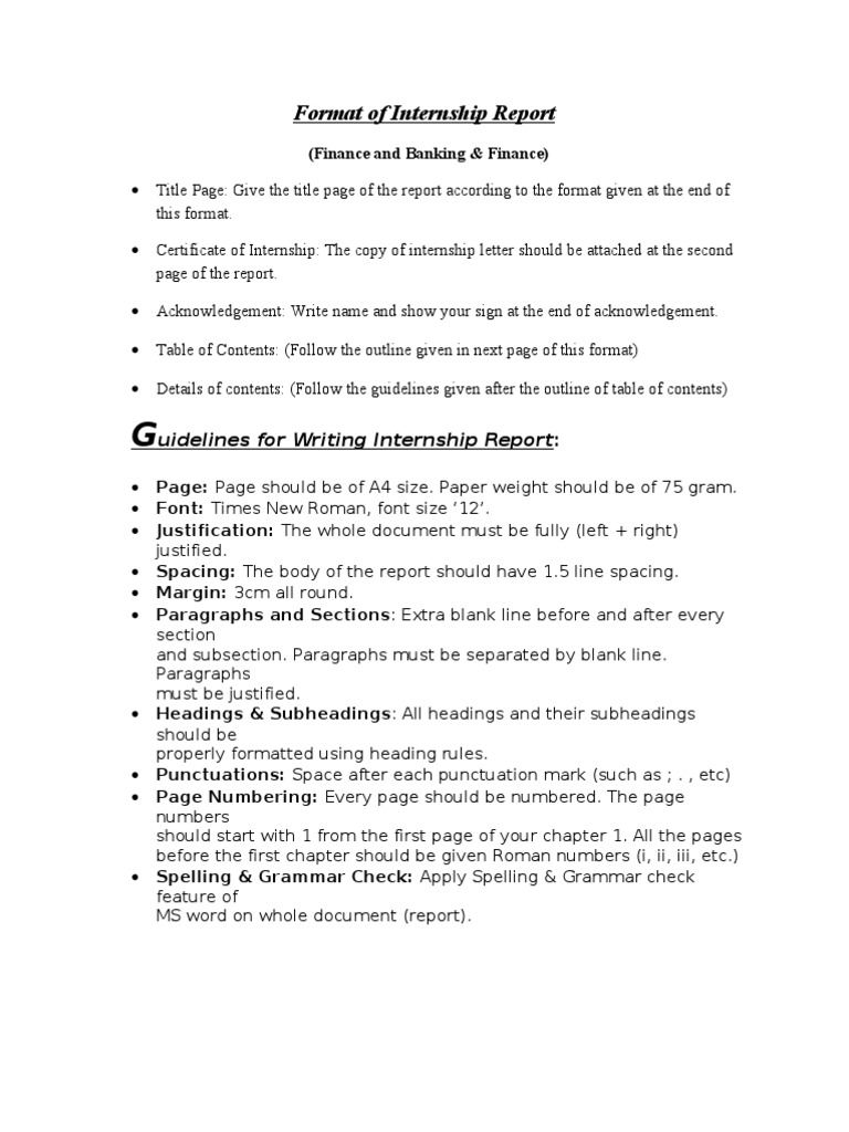Internship Finance Format For MBA (Aiou) | PDF | Income Statement ...