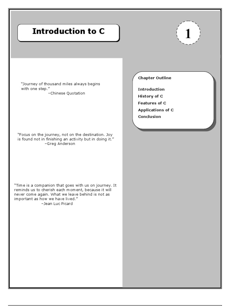 Lesson1 - Introduction To C | PDF | C (Programming Language ...