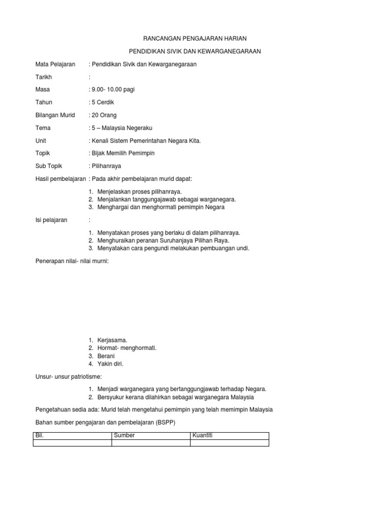 MENGENAL PROSES PILIHAN RAYA | PDF