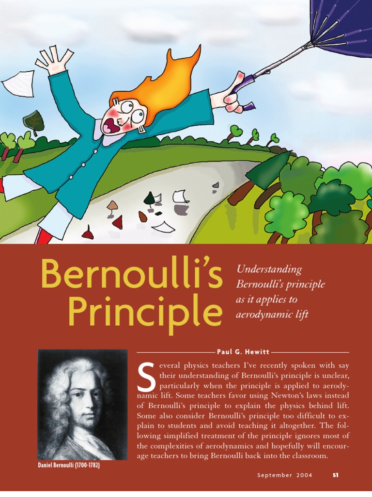 Lift - Bernoulli Principle | Download Free PDF | Lift (Force) | Wing