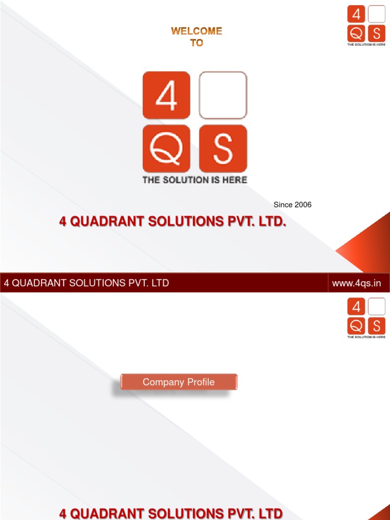 www.4qs - in 4 Quadrant Solutions Pvt. LTD | Download Free PDF ...