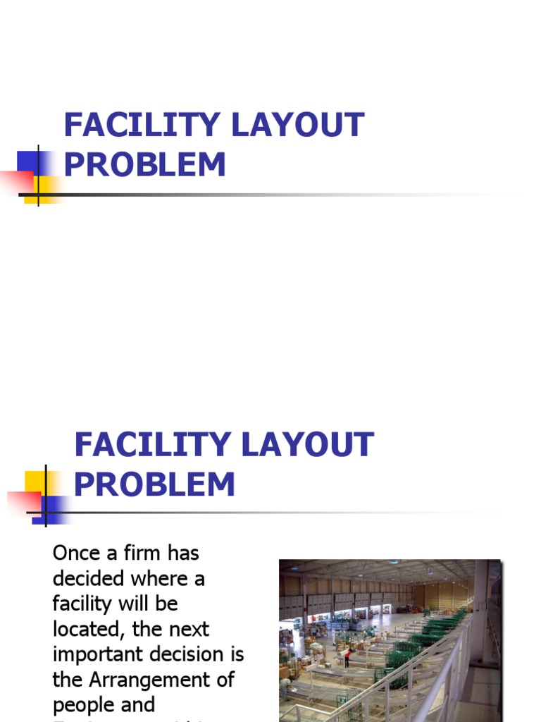 Plant Layout Problem | PDF | Warehouse | Automation