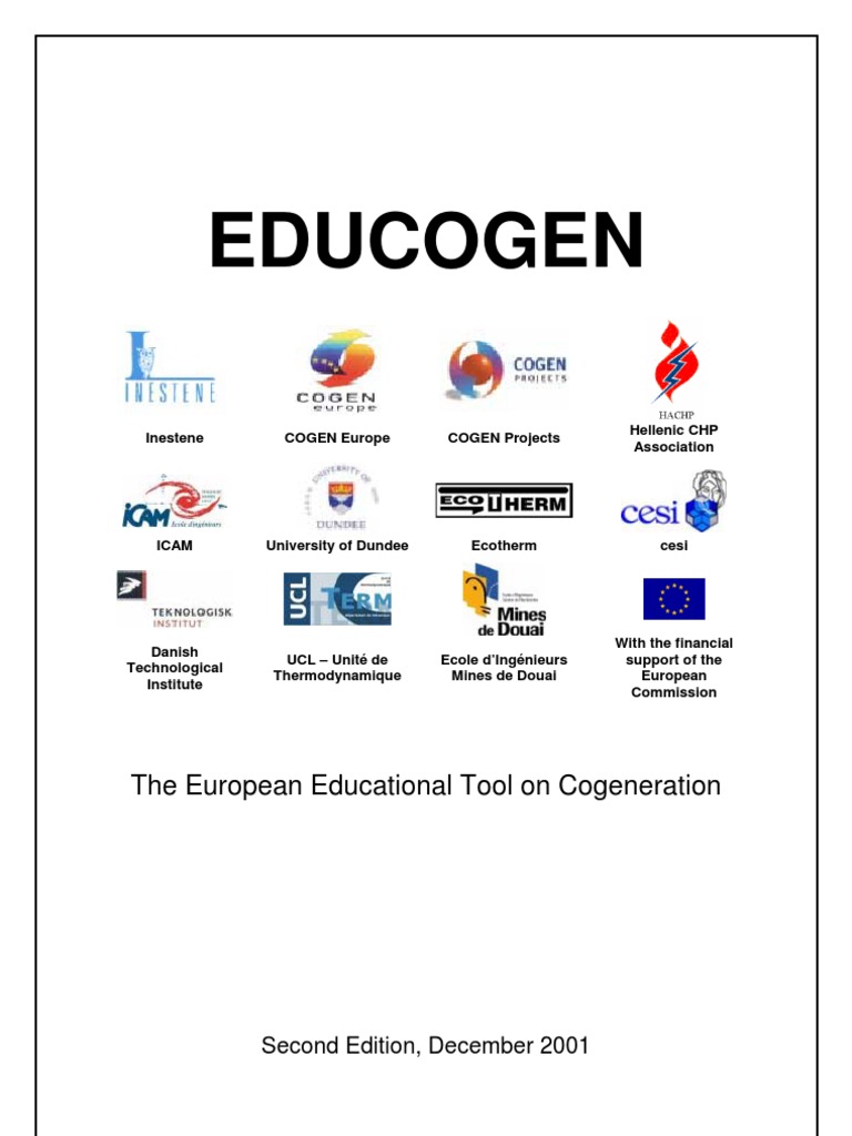 Edu Cogen | PDF | Internal Combustion Engine | Cogeneration