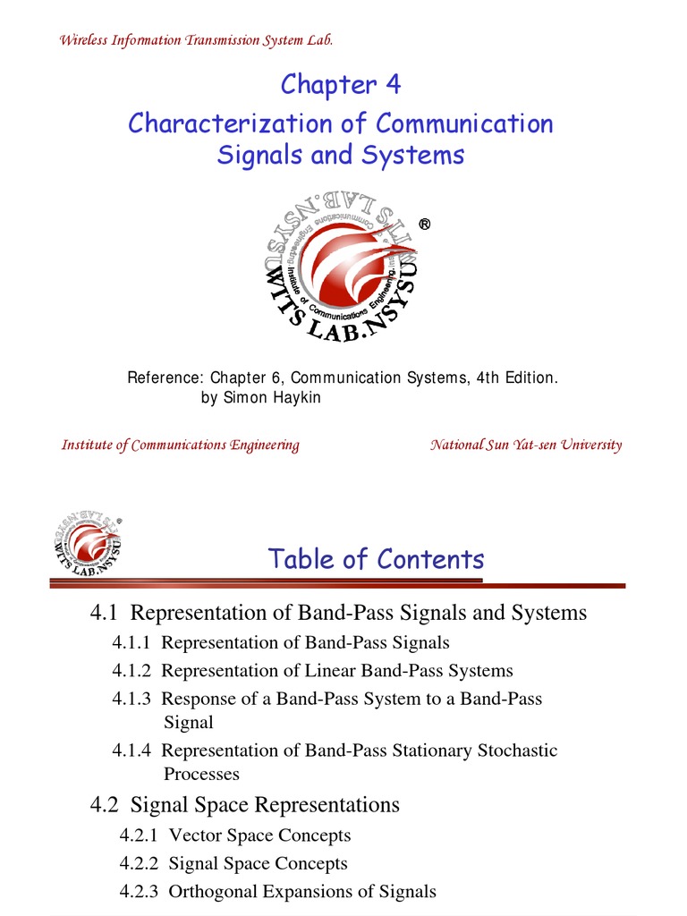 DC 04 Signal&System | PDF | Modulation | Telecommunications Engineering