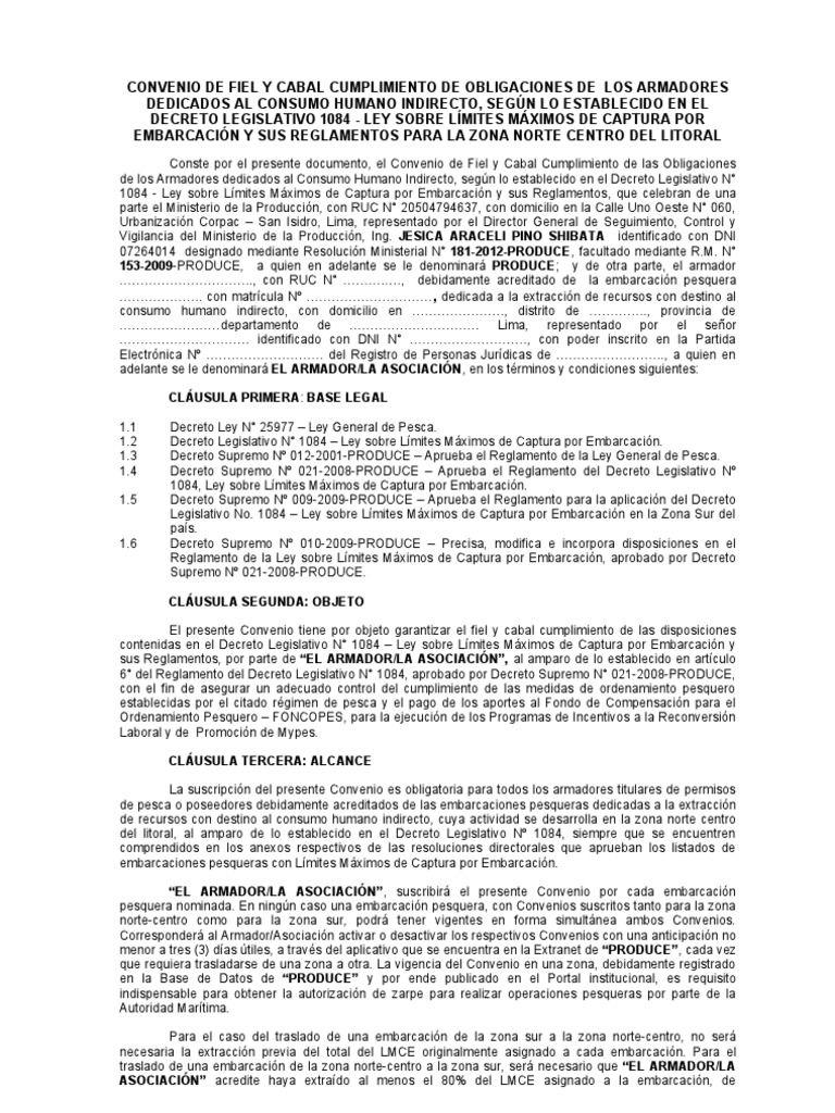 Formato Modelo de Convenio | PDF | Regulación | Gobierno