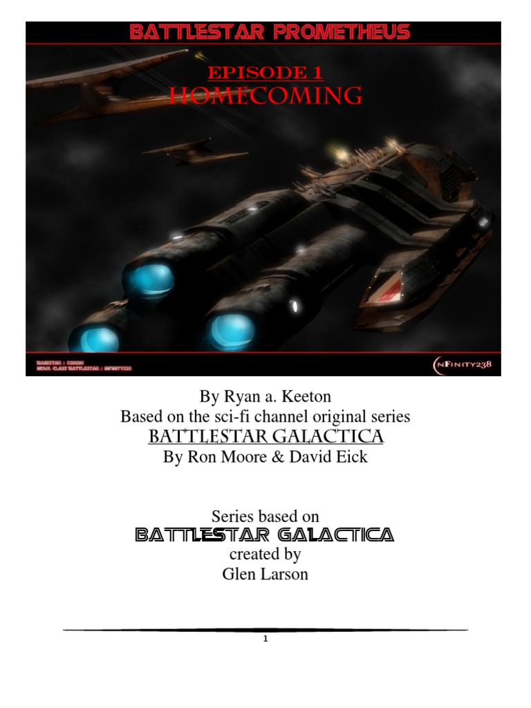 Battlestar Prometheus 3 1 | PDF | Characters Of Supernatural | Post Apocalyptic Television Series