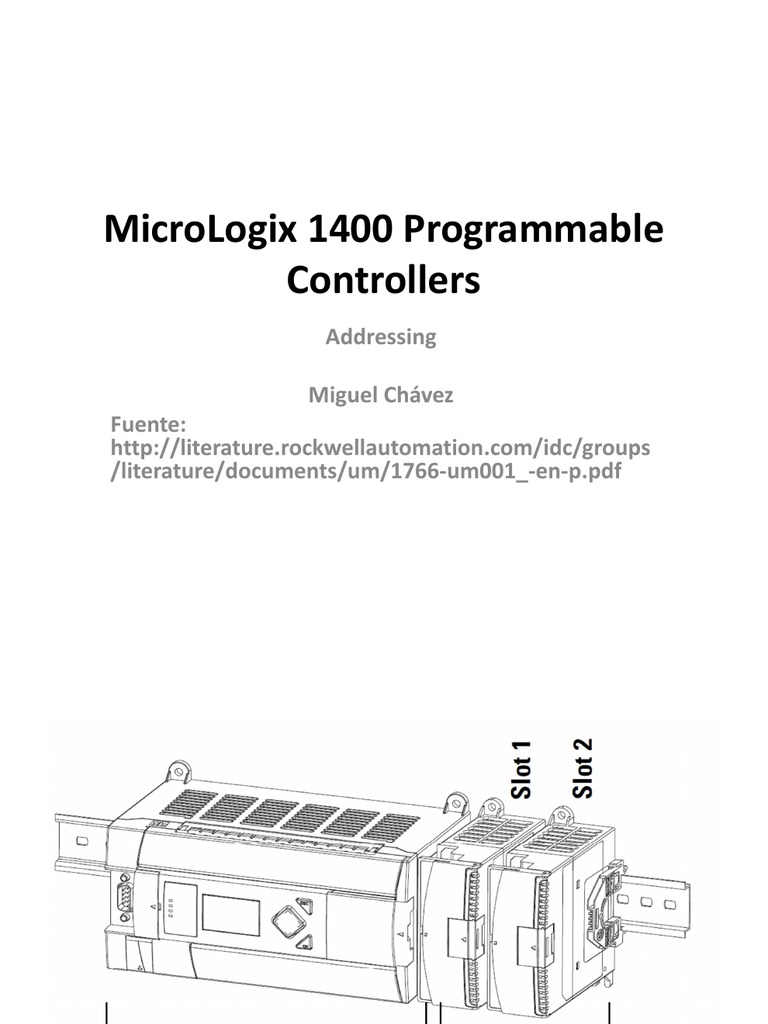 Addressing MicroLogix 1400 Programmable Controllers | PDF