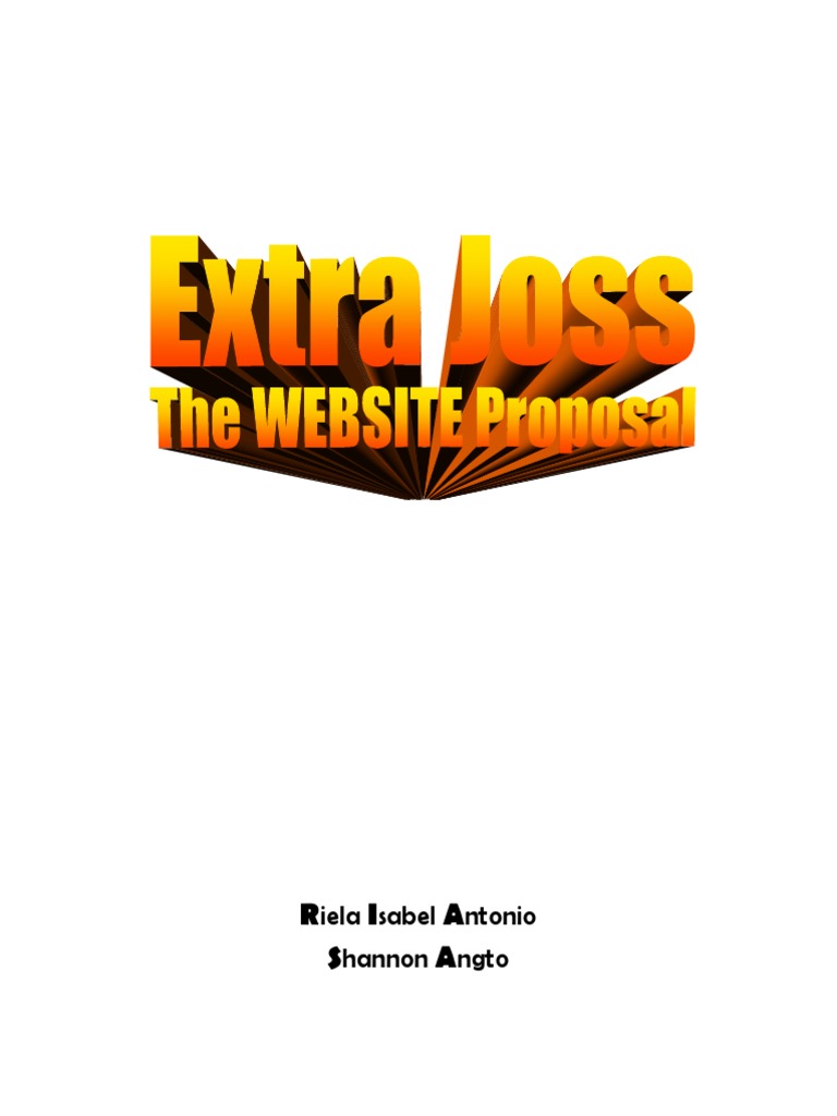 Extra Joss Website Development Plan | PDF | Websites | Internet
