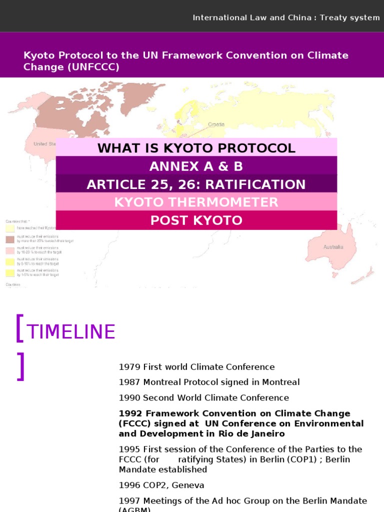 Kyoto Protocol: Global Climate Accord | PDF | Kyoto Protocol | Ratification