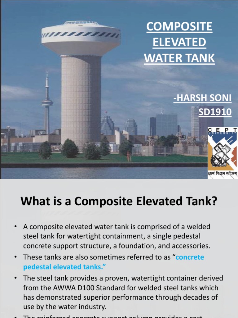 Composite Tank Final | PDF | Structural Steel | Concrete