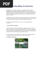 Marcotting: Easy Plant Propagation Guide | PDF | Horticulture | Botany