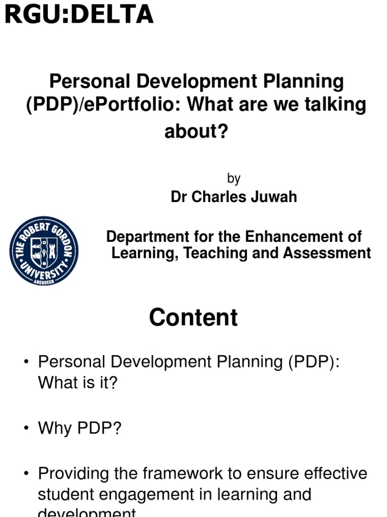 Pdp Evaluation Pdf Personal Development Educational Assessment