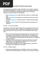 Classroom Agreement Creation Guide | PDF | Classroom | Learning