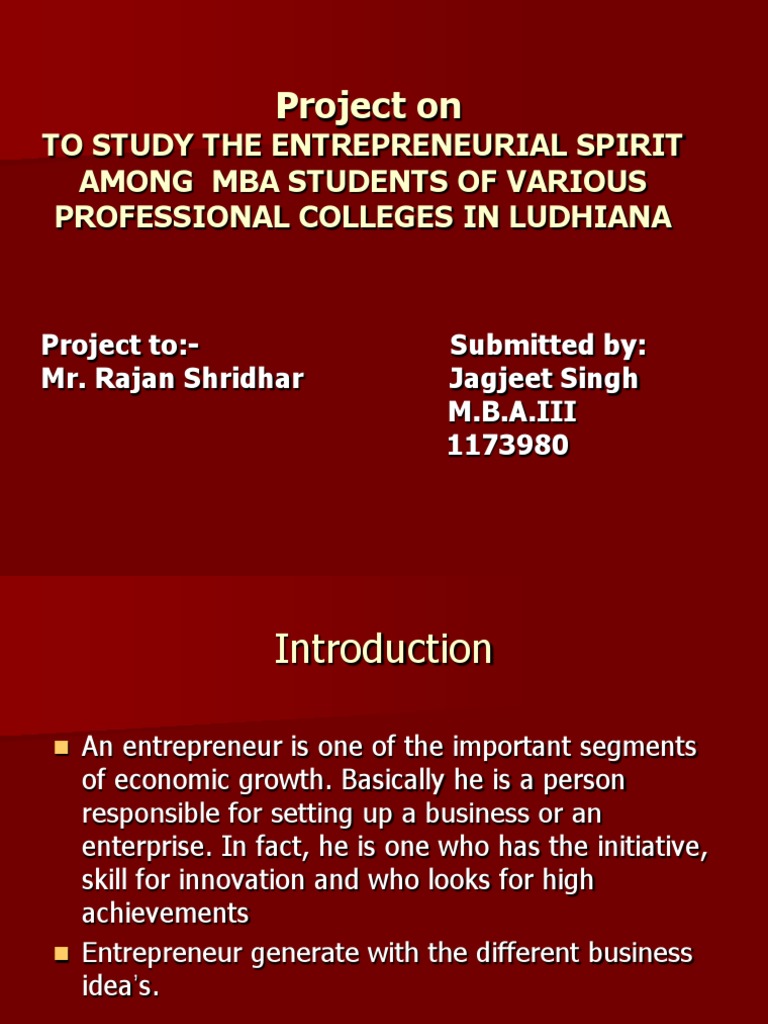 Final Project Report Entrepreneurship | PDF