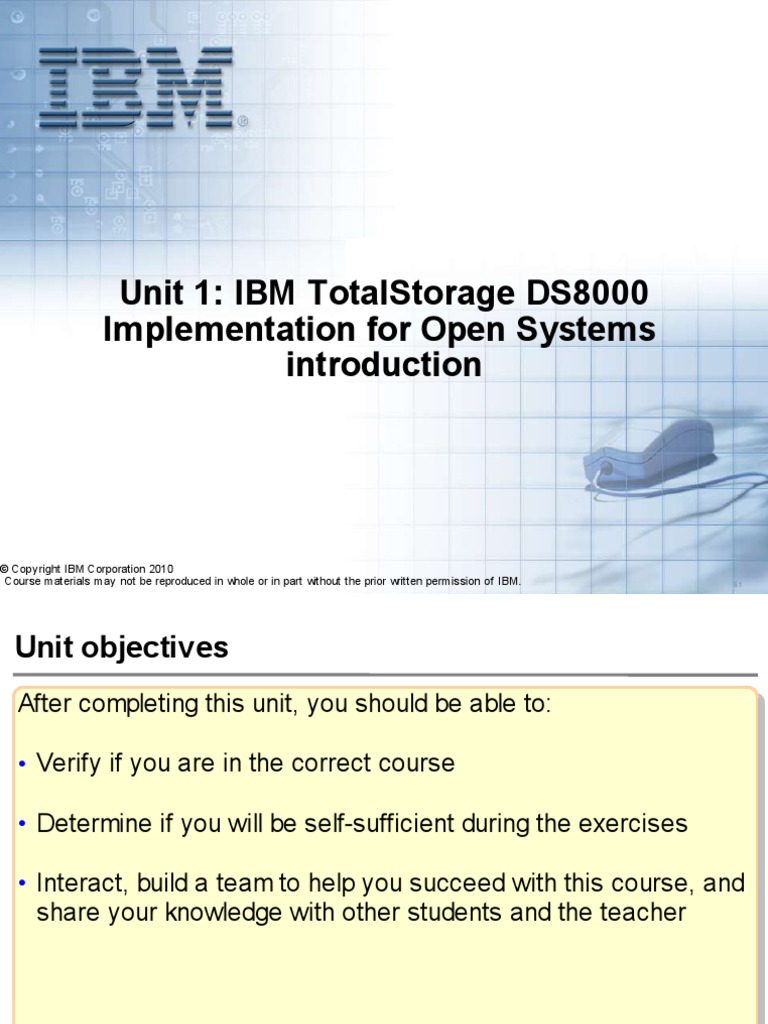 IBM DS8000 Implementation Course Guide | PDF | Graphical User Interfaces | Virtualization