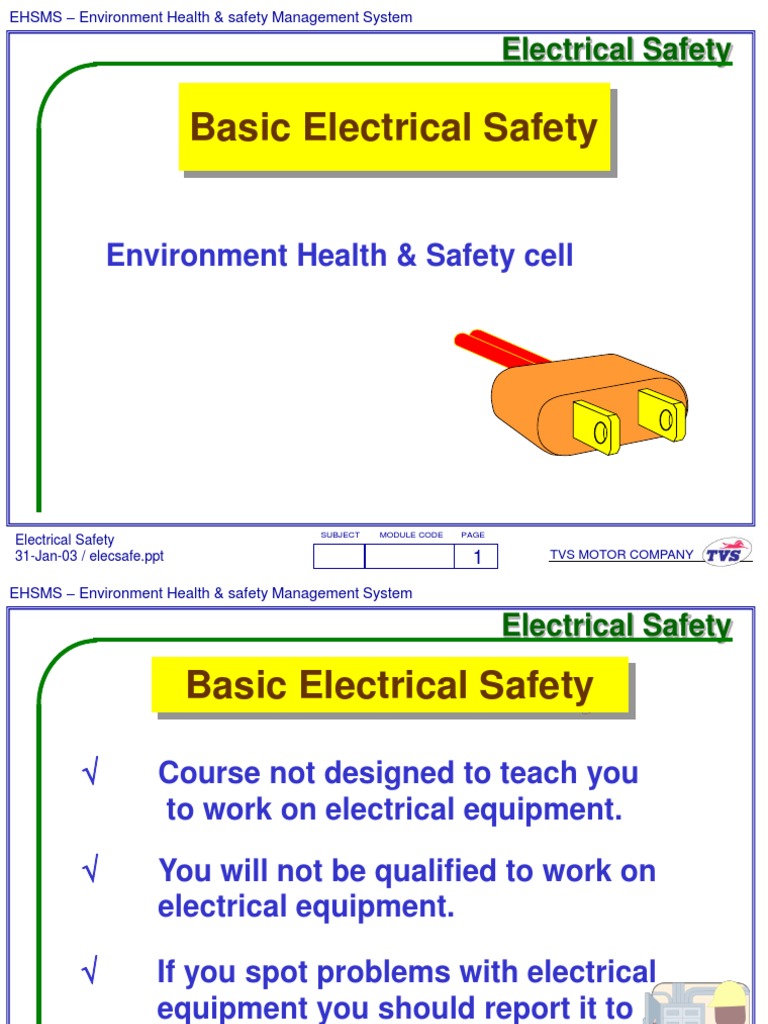 Basic Electrical Safety | PDF | Electricity | Electromagnetism