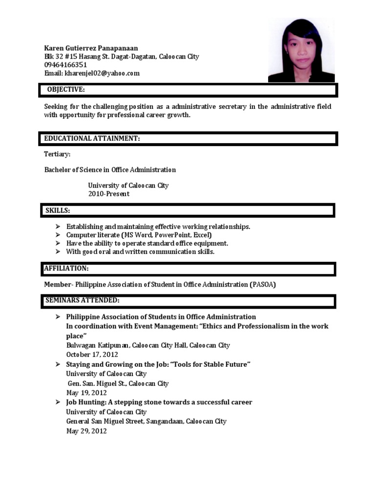Karen Resume | PDF