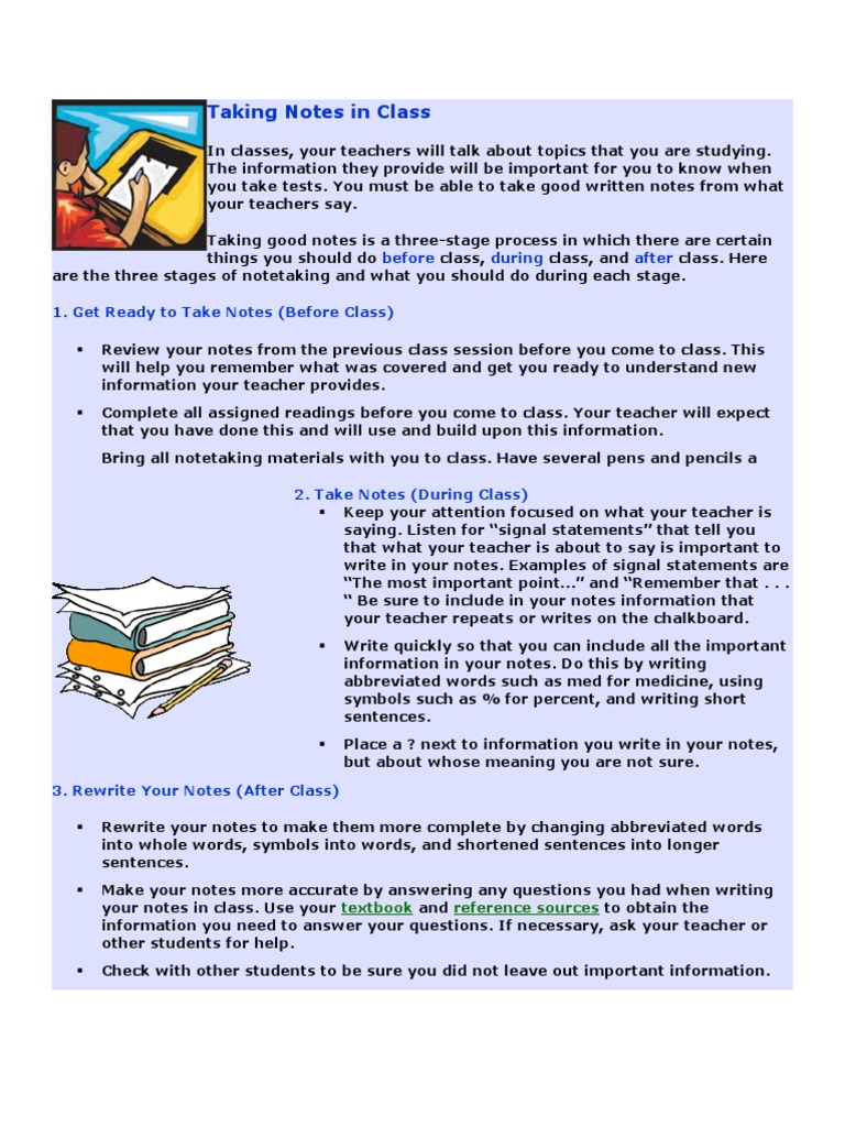 Taking Notes in Class | PDF | Cognitive Science | Cognition