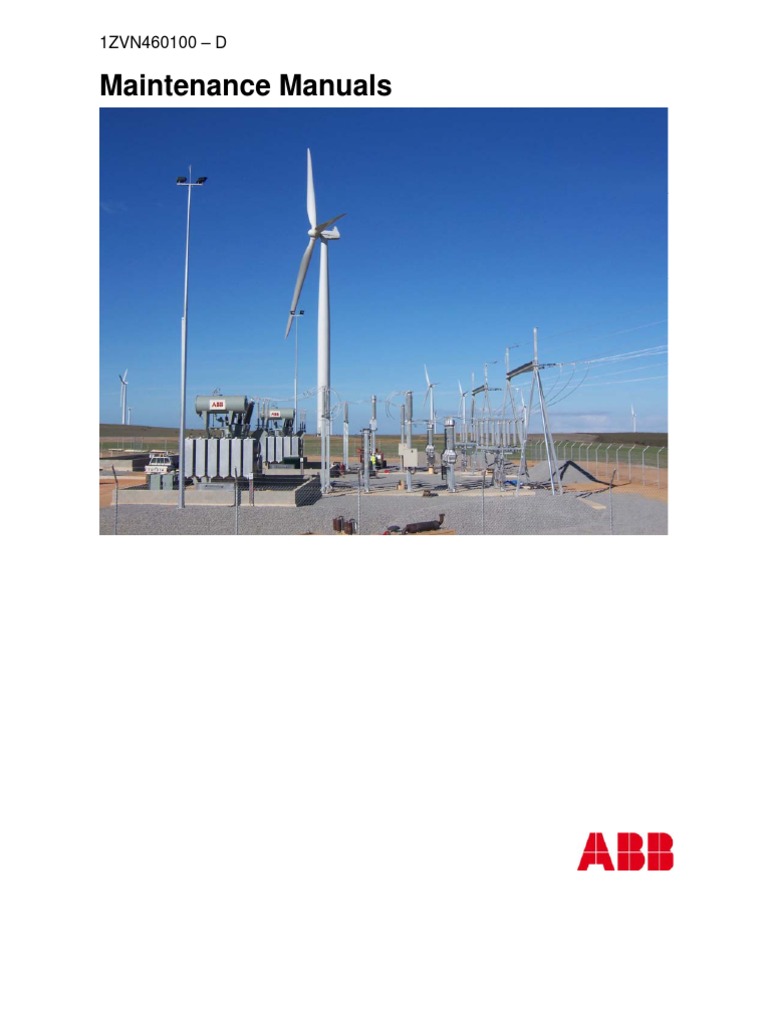 Maintenance Manual ABB | PDF | Relay | Transformer