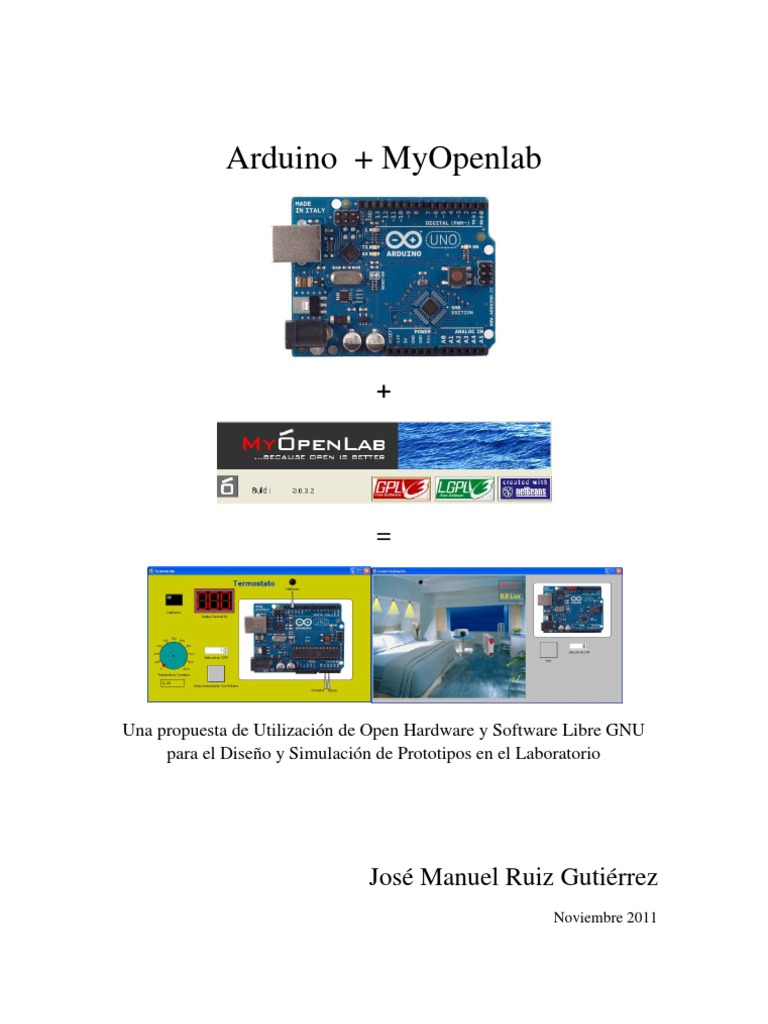 Trabajos y Aplicaciones Educativas de Myopenlab y Arduino | Descargar gratis PDF | Arduino ...