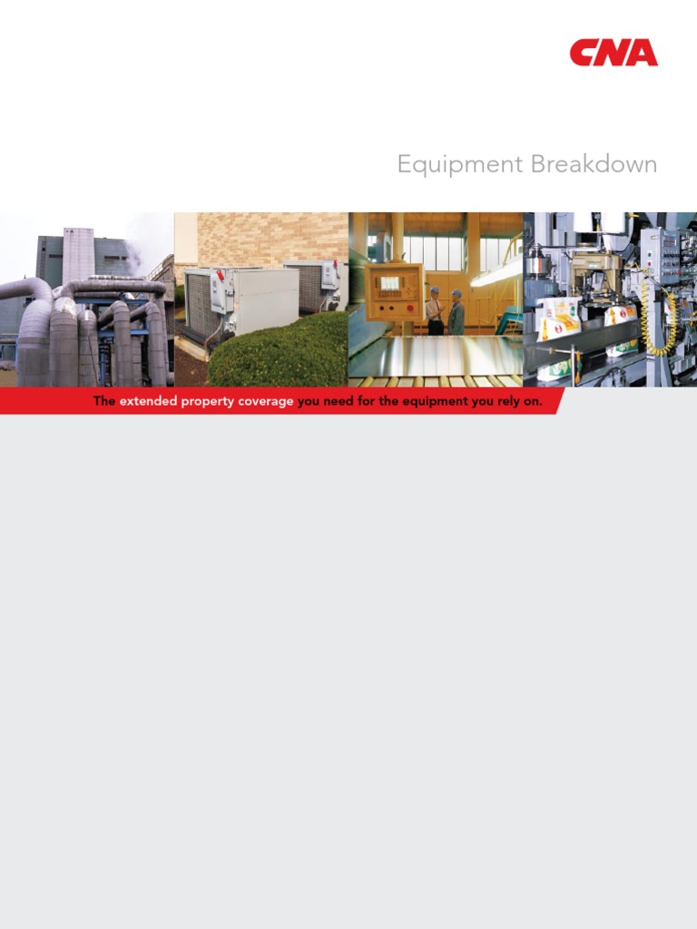Equipment Breakdown Kit | PDF | Insurance | Risk