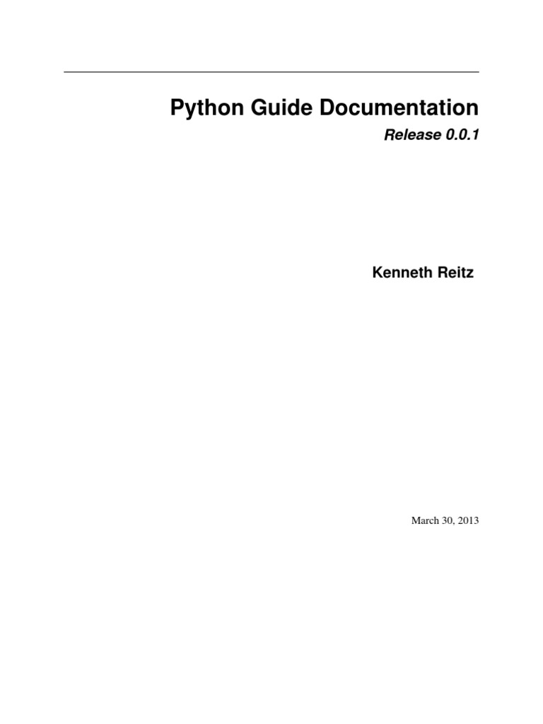Guide For Python Pdf Python Programming Language Parameter 5265